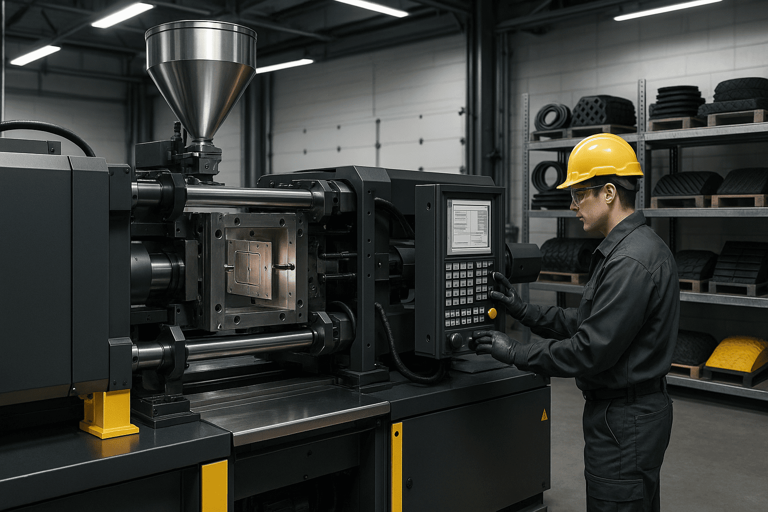 Partes de una inyectora de plástico: qué son y cómo funcionan